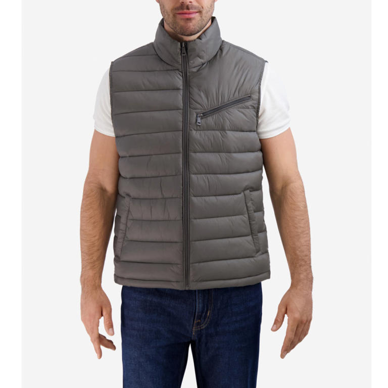 Cole Haan's cozy quilted vests that are perfect for mild winters are ...