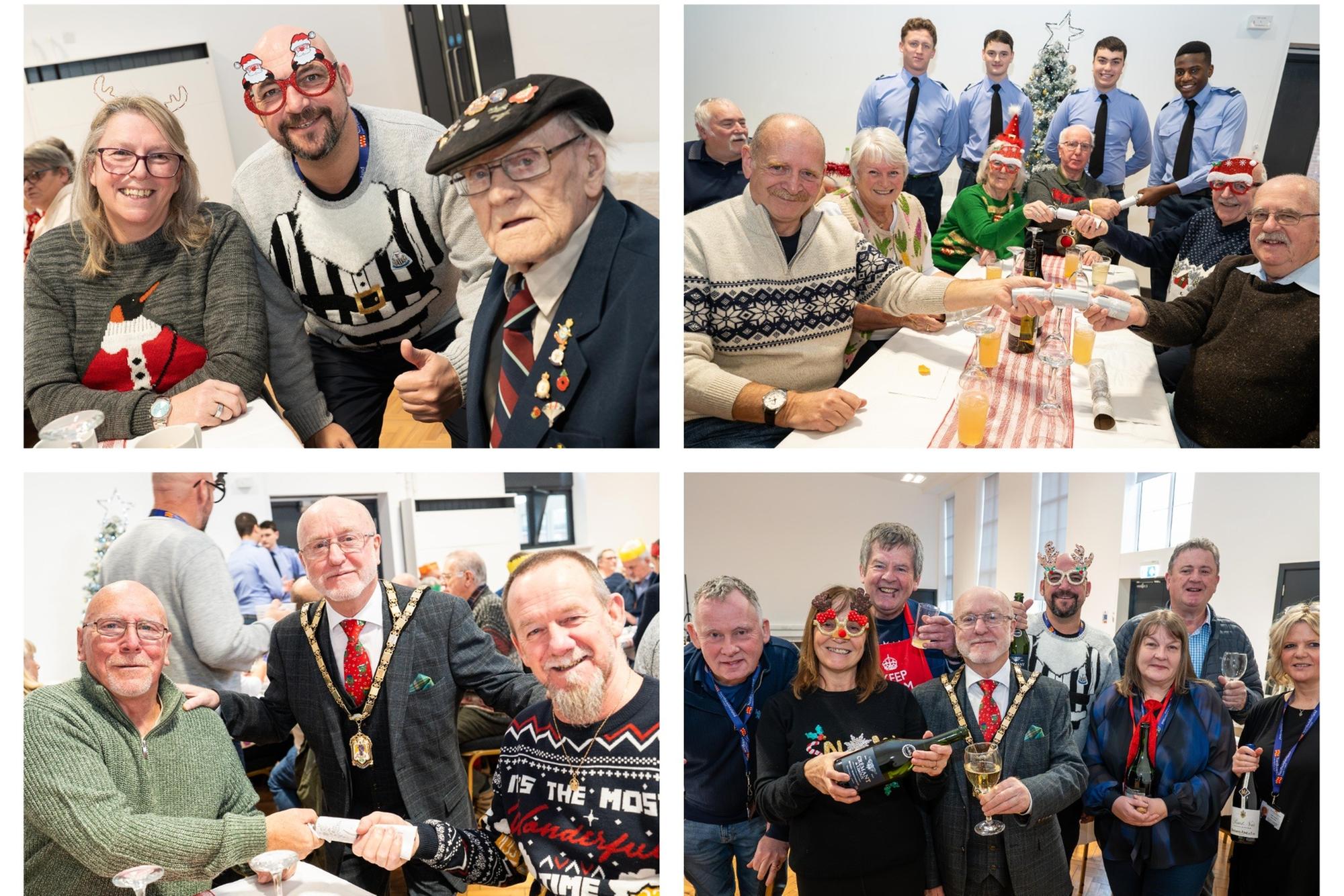 Alnwick Veterans Group celebrate Christmas with festive lunch