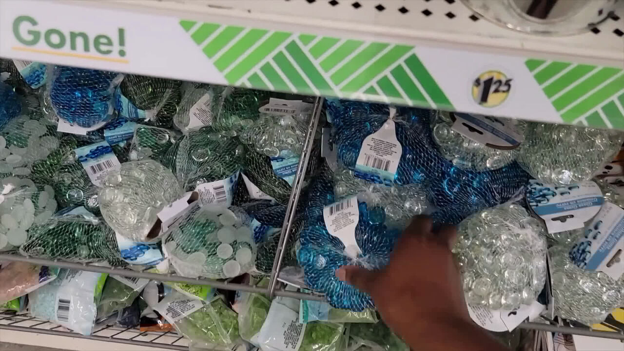 Dollar Tree gem stepping stones