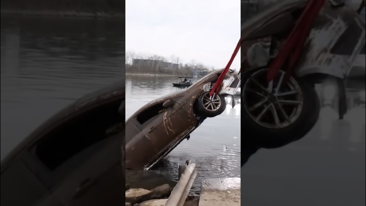 We found a stolen car underwater… then something floated out
