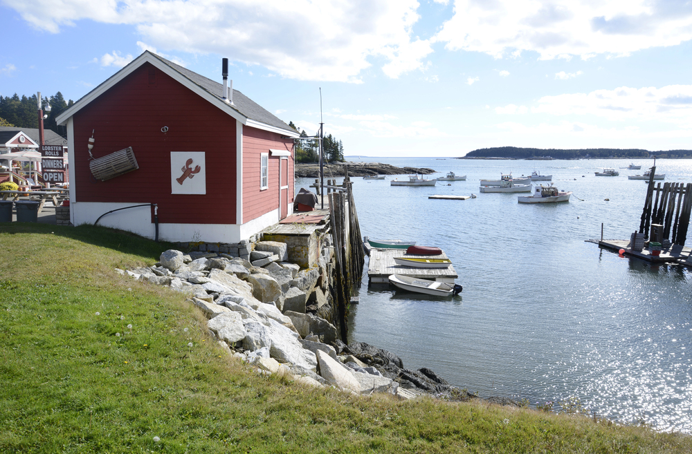 Seafood shacks on the Maine coast