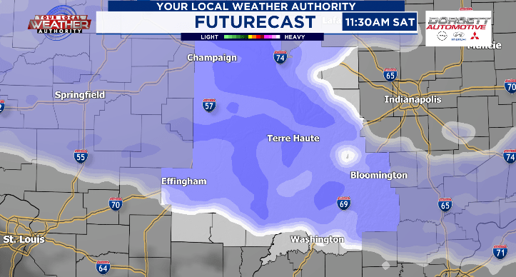 Snowfall has wrapped up ahead of another system on Saturday