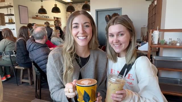 Friends posing for cute photo surprised with bestie's pregnancy news ...