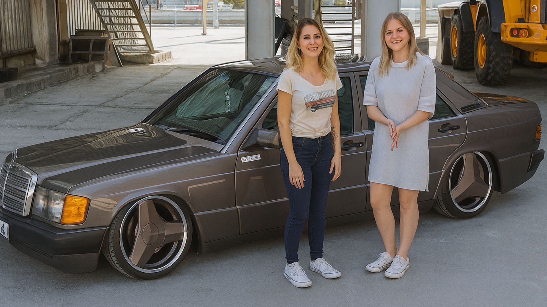 Ein genauer Blick auf die Details des Mercedes-Benz 190E