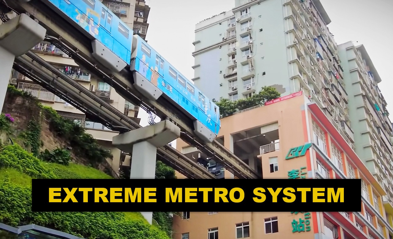 I explored the world's most extreme metro system