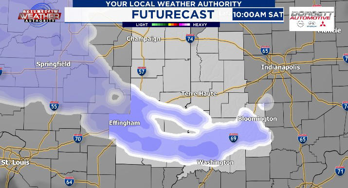 Snowfall has wrapped up ahead of another system on Saturday