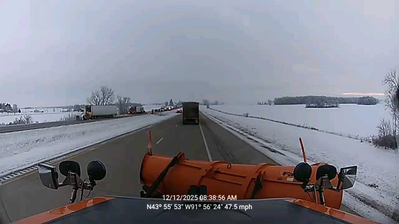 Baby diapers spill across I-90 after semi-truck crash, minor injuries ...
