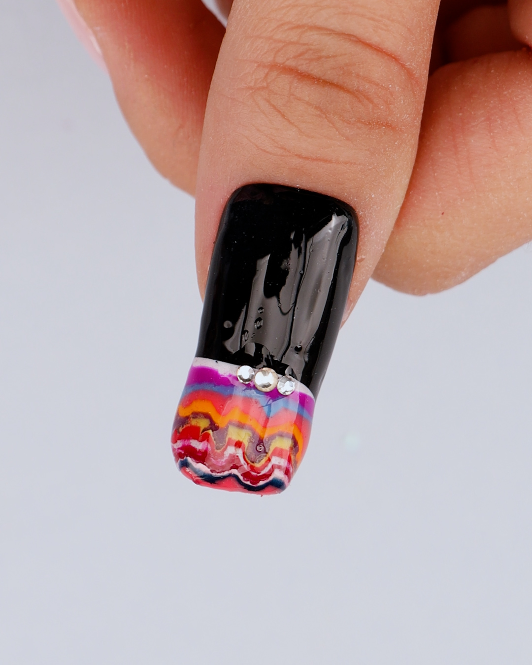 Layered nail art for a stunning look💅