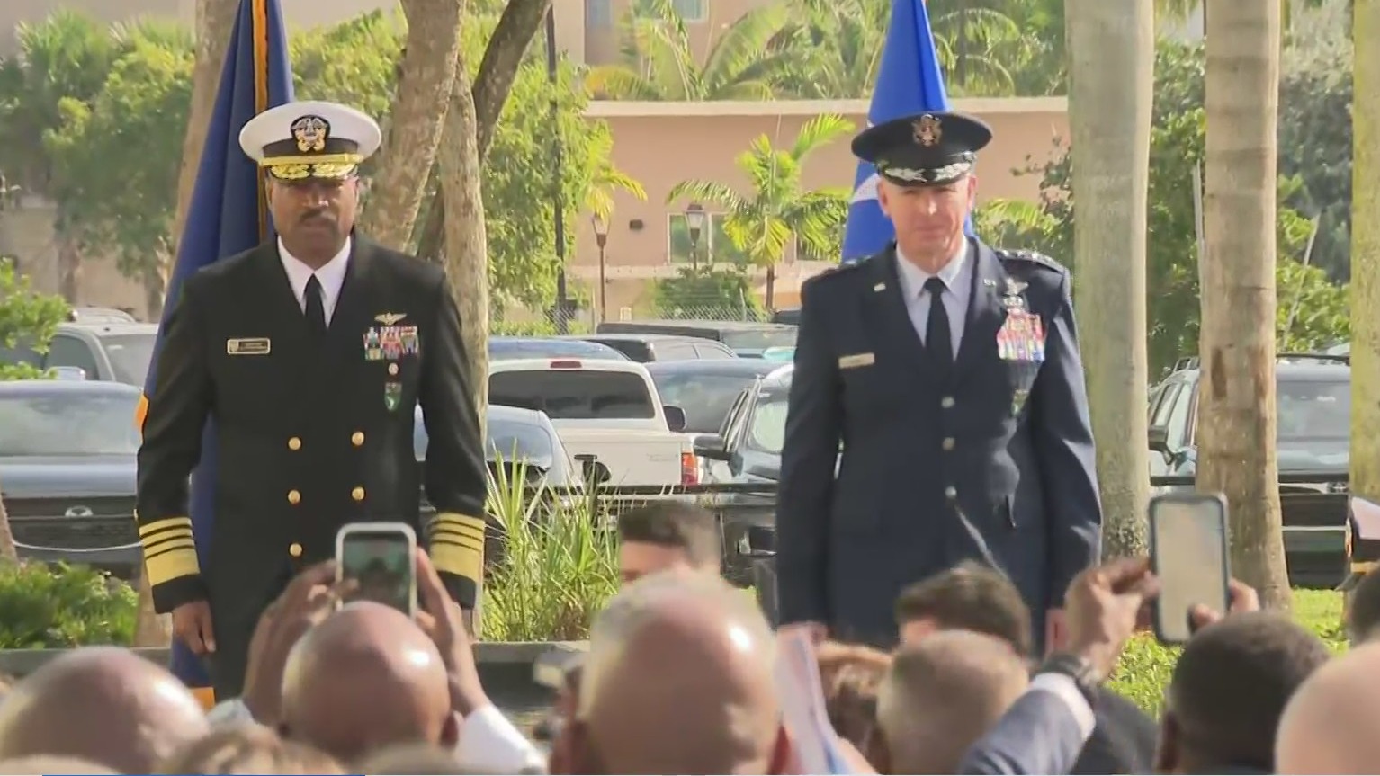 Ceremony held for retiring Navy Adm. Alvin Holsey from US Southern Command
