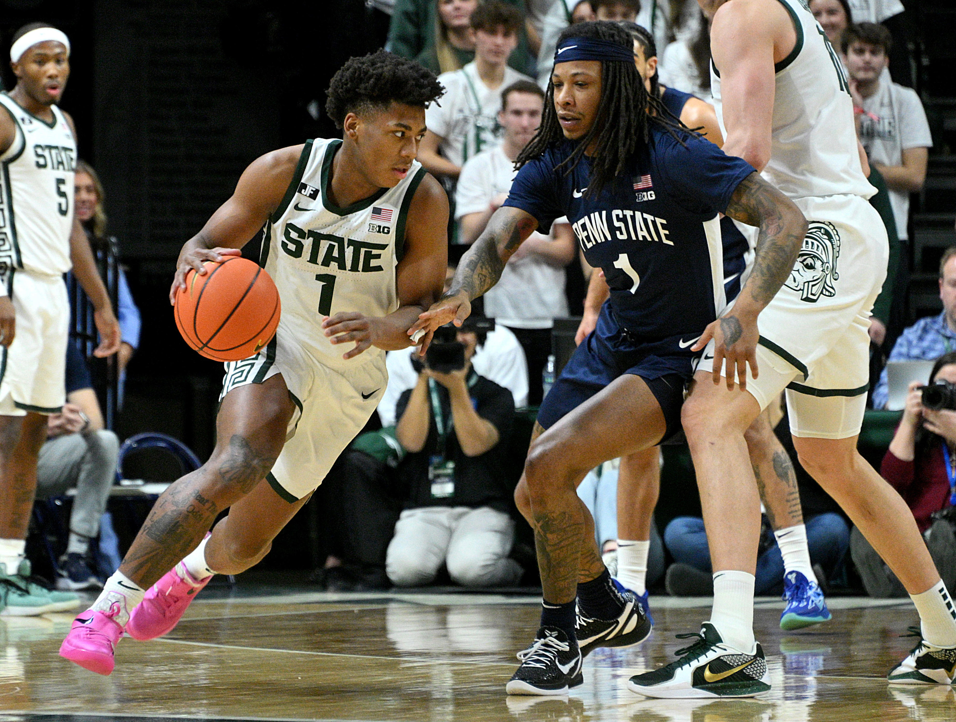 Michigan State-Penn State basketball betting line, over/under