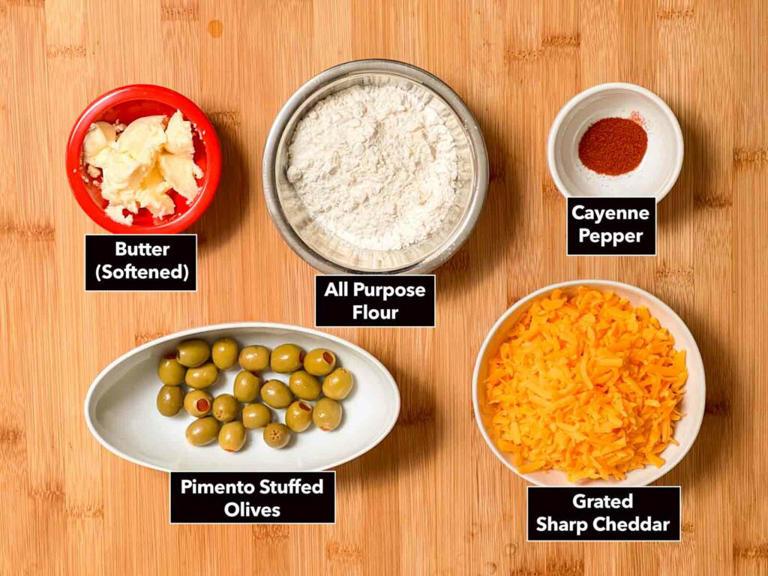 Olive cheese balls - perfect for parties