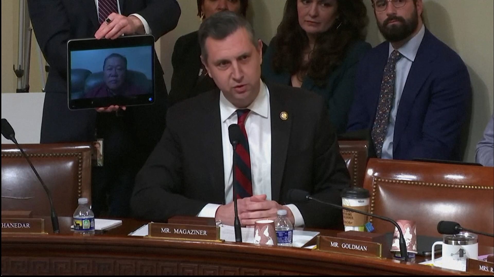 Rep. Magaziner scores viral moment sparring with Kristi Noem. What ...
