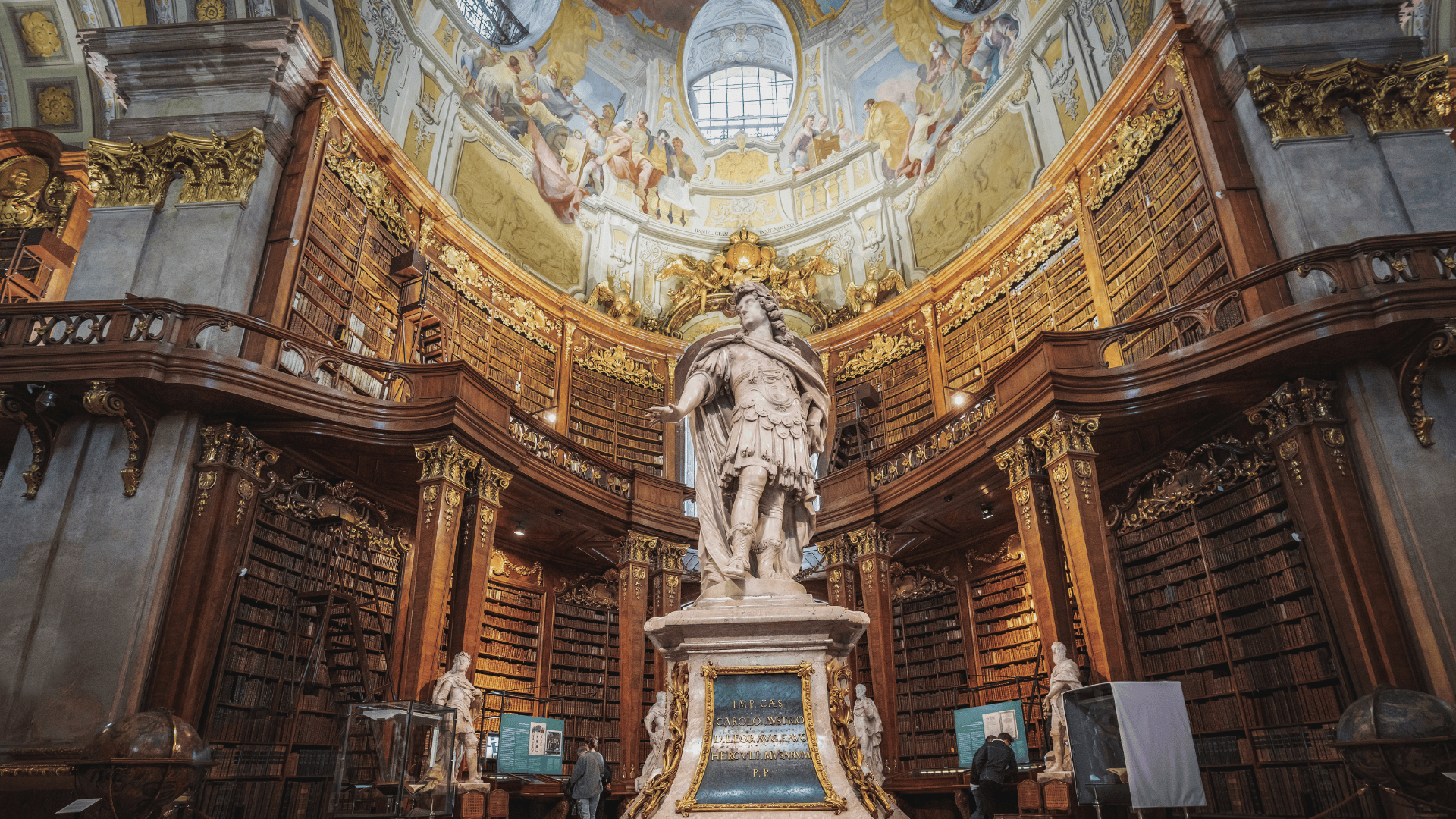 In Vienna, this magnificent library is the largest Baroque library in ...