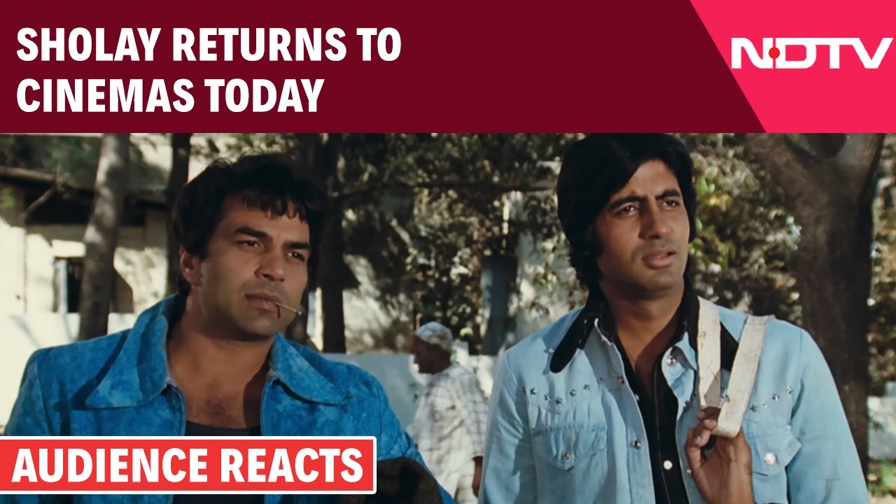Sholay returns to cinemas today in restored 4K final cut with original ...