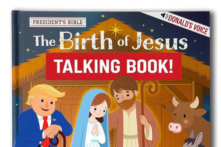 'AI Trump' reads Bible stories like Noah's Ark and birth of Christ in ...