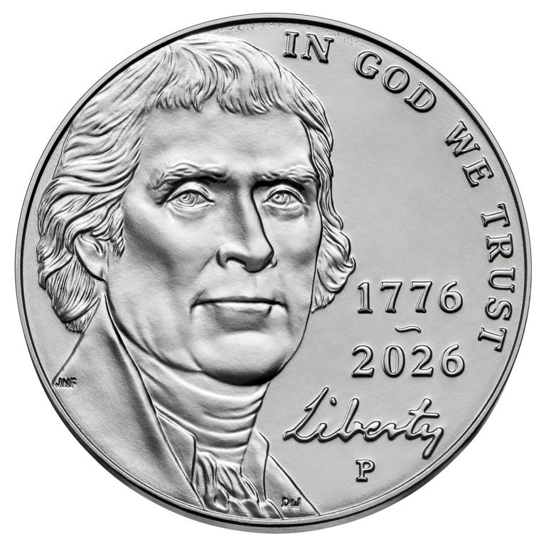 250th anniversary coins will be minted in 2026. See designs