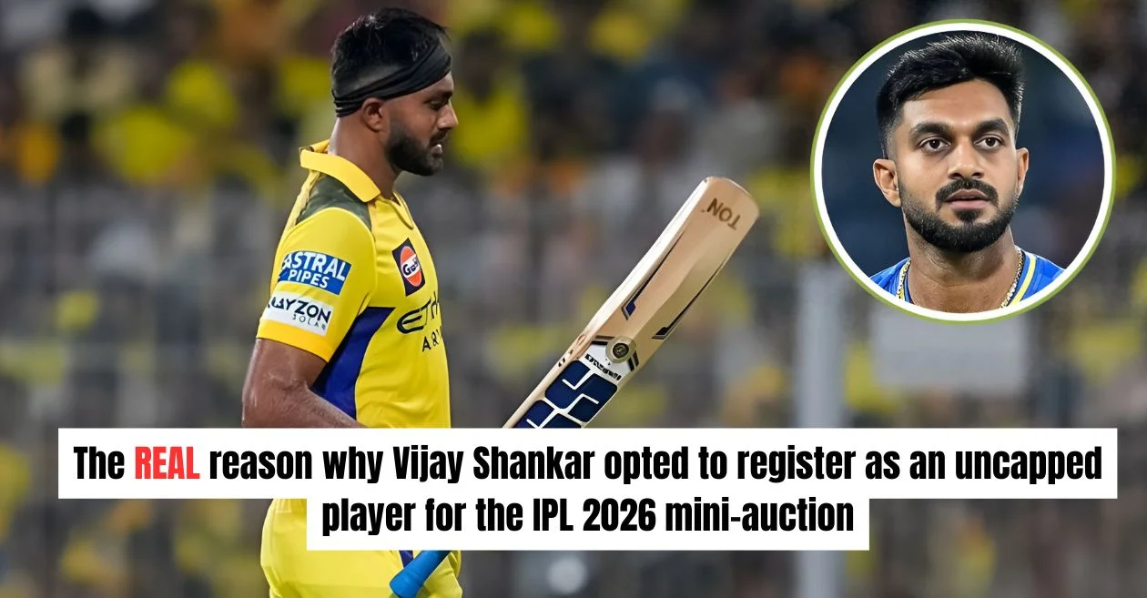 IPL 2026: Here’s why Vijay Shankar chose to register as an uncapped ...