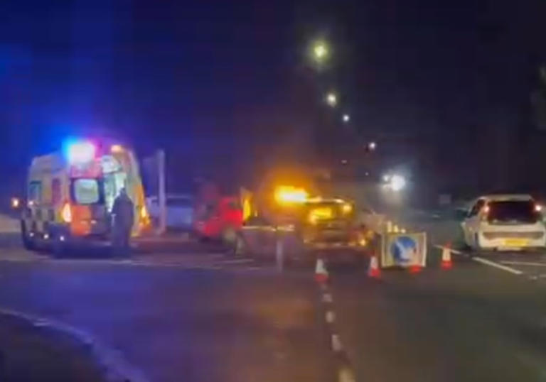 Pictures as emergency services called after A629 collision, between ...