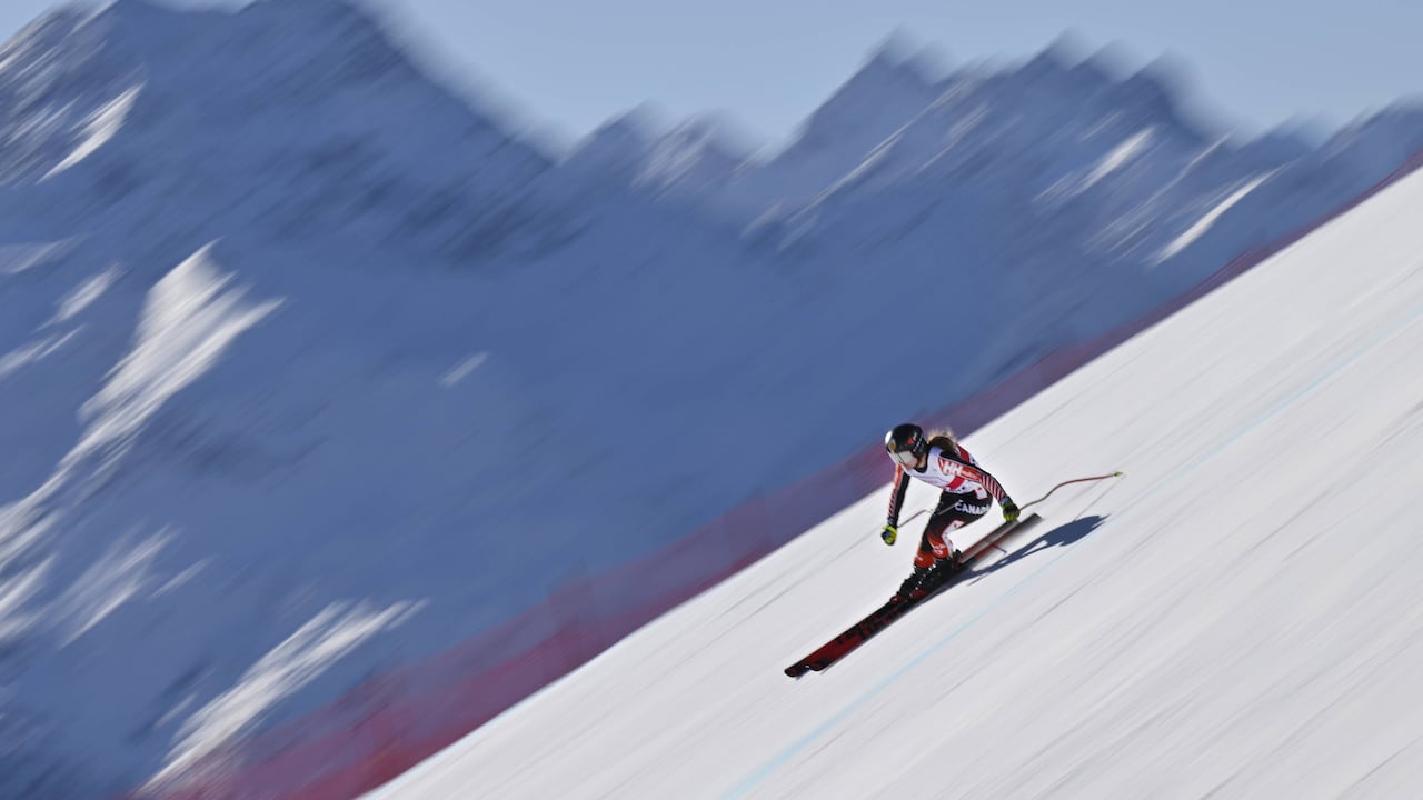 Canada's Grenier finishes tied for 39th at St. Moritz World Cup downhill