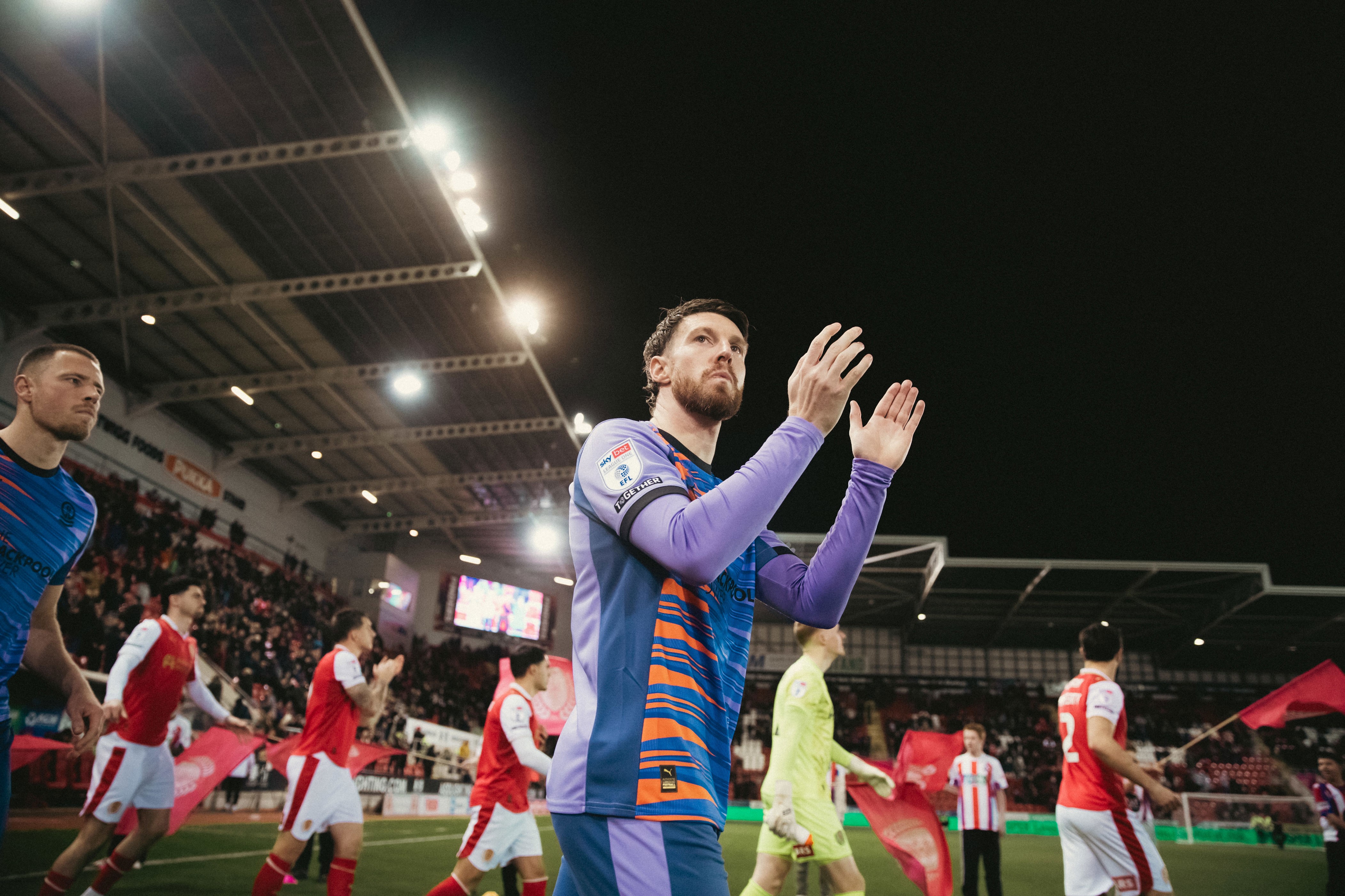 Blackpool boss shares thoughts on latest charge for club captain after ...