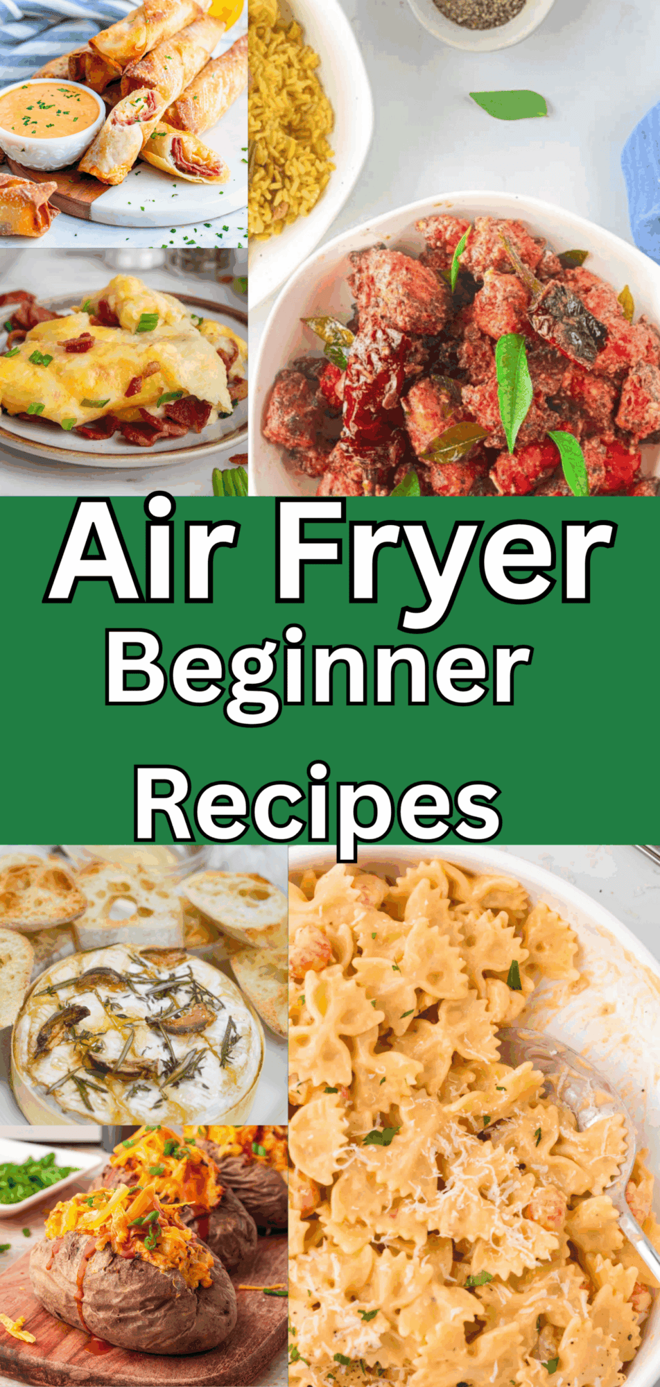 25 air fryer beginner recipes (air fryer oven or air fryer basket recipes)