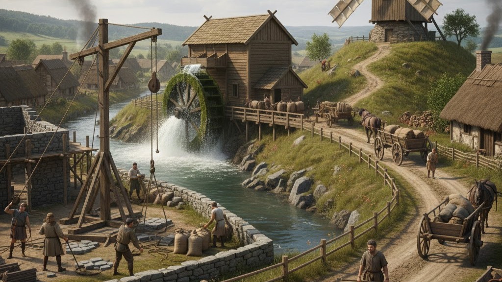 Before cars and trains - these 4 medieval systems powered the world