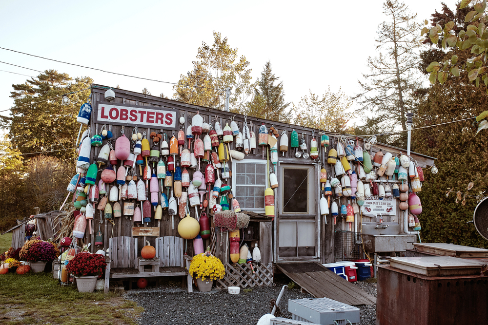 Seafood shacks on the Maine coast