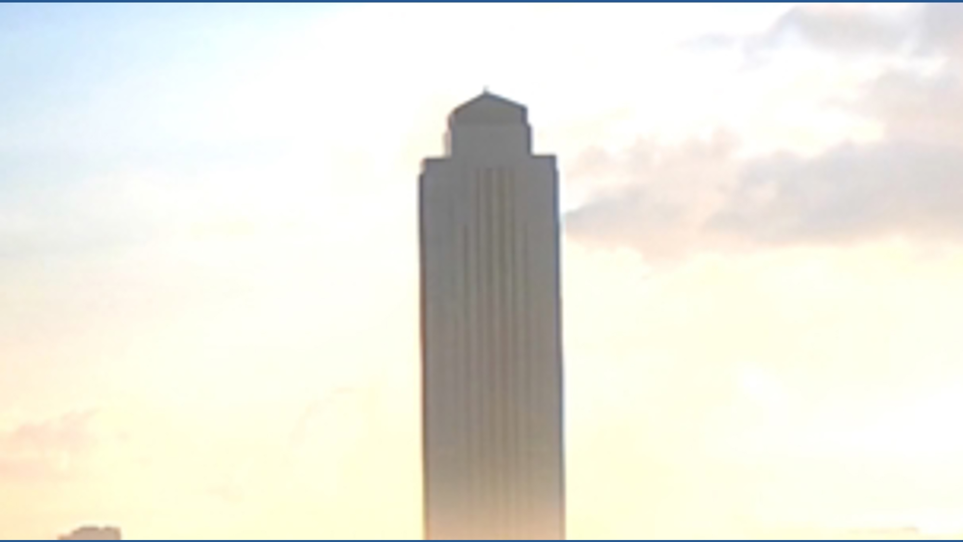 Foggy Friday morning over Houston