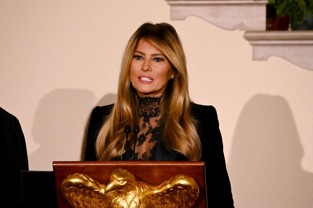 Trump appears baffled as Melania announces mystery new initiative