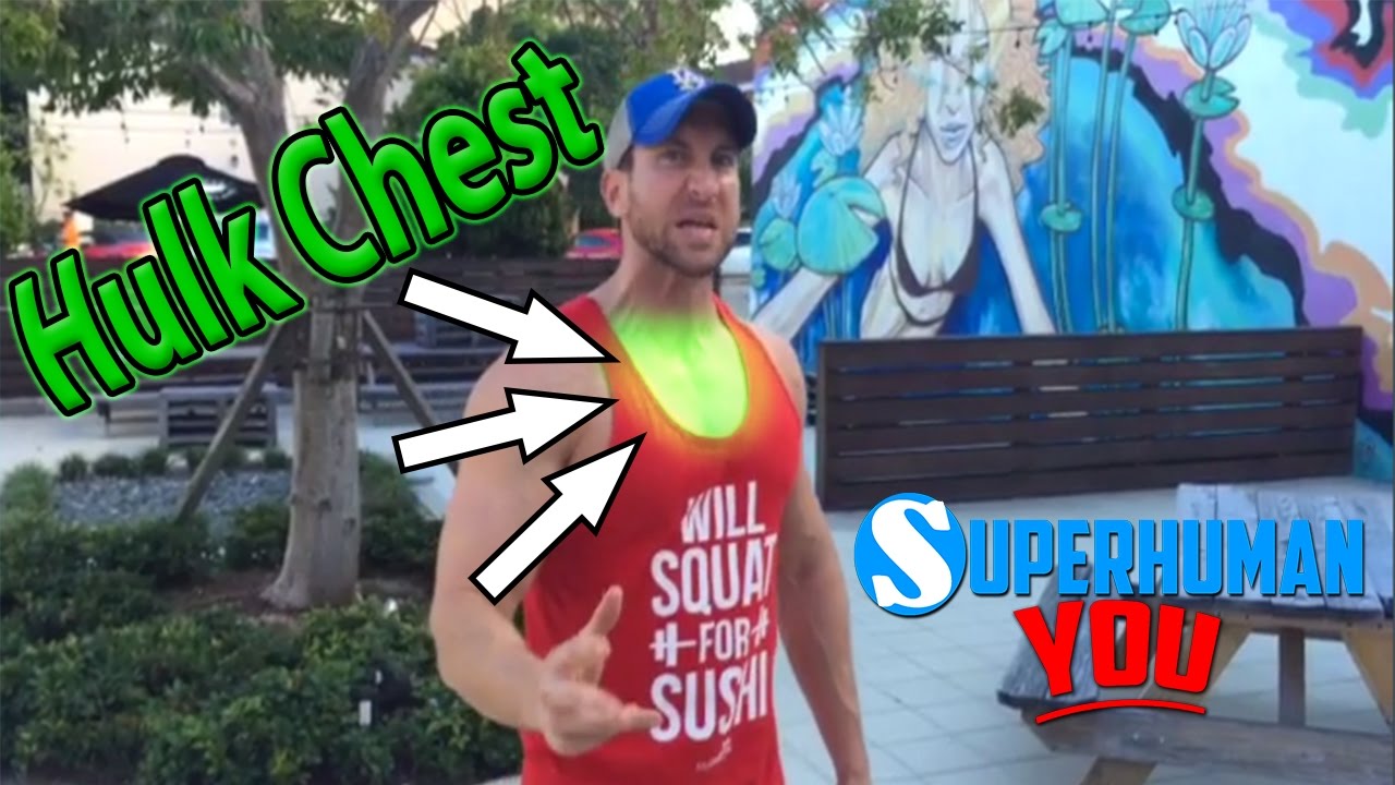 The upper chest superset you can do at home with no weights