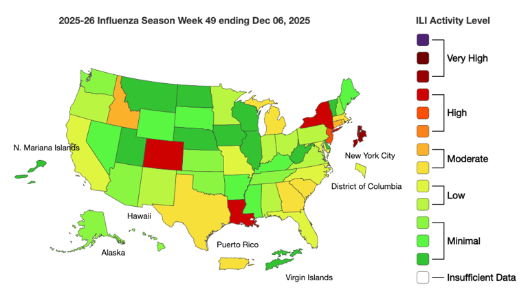 Nearly 3 million people have caught the flu in US. Louisiana has 'high ...