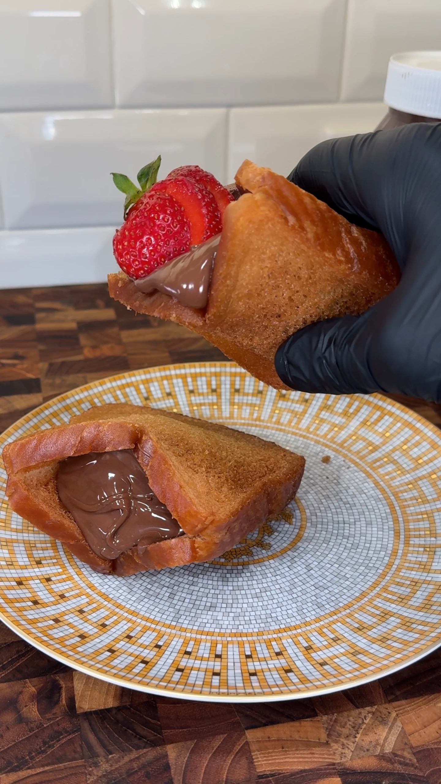 Nutella bread pockets