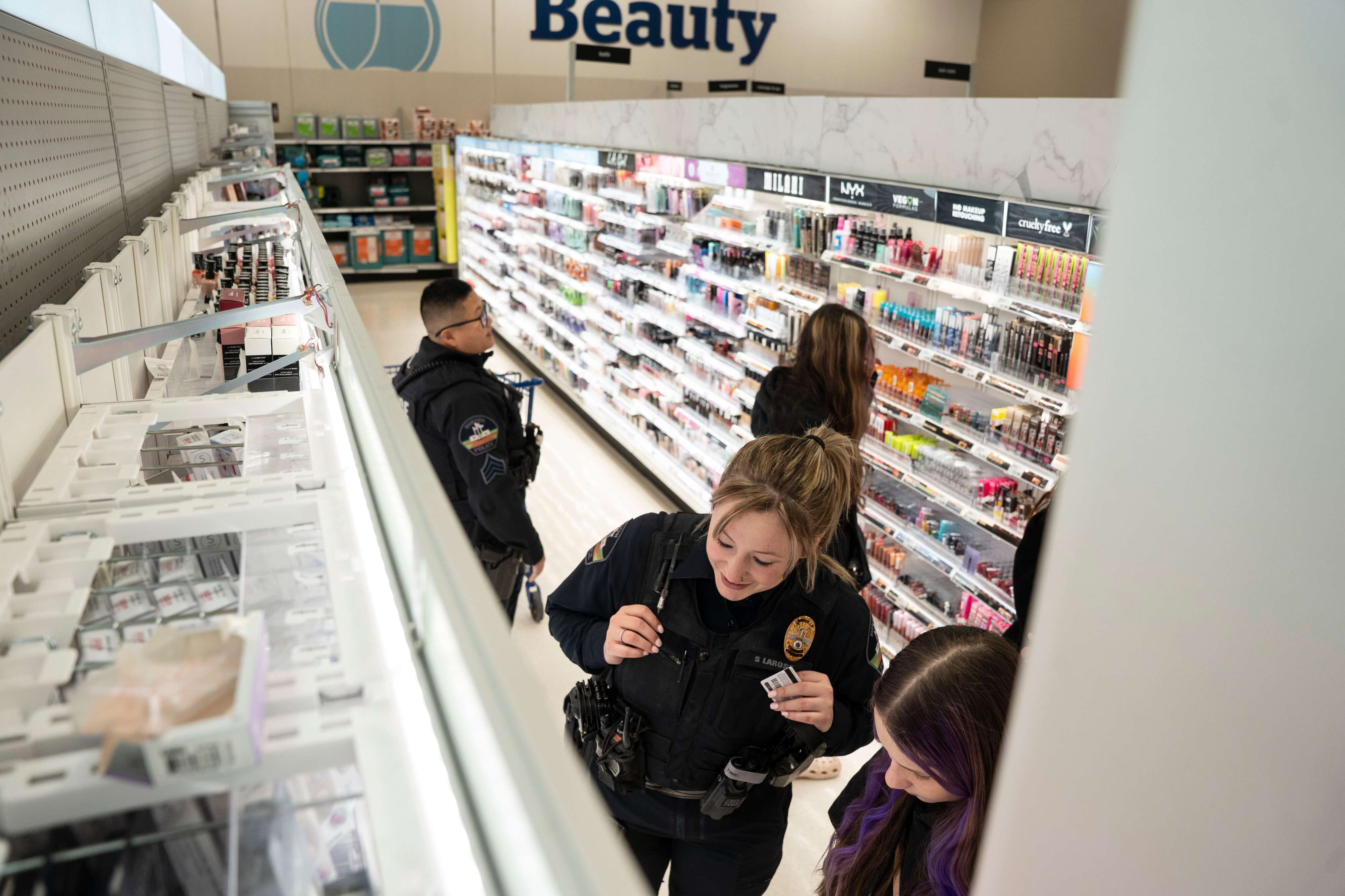 Children take part in Meijer shopping spree with real-life heroes