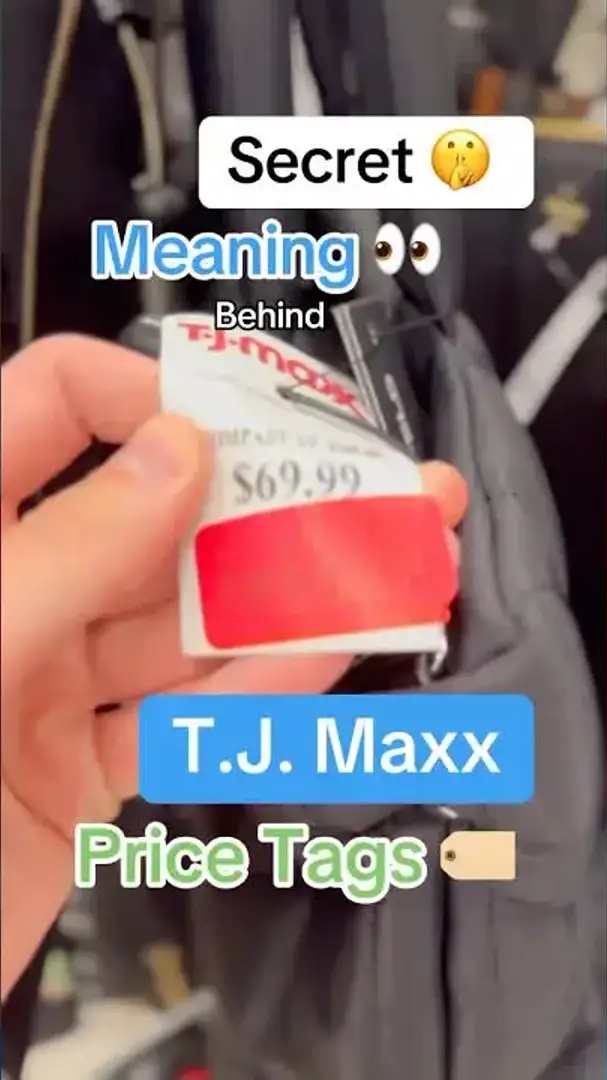 The secret meaning behind TJ Maxx price tags 🏷️