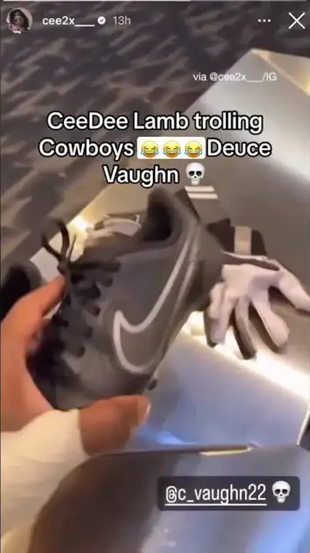 Cowboys' CeeDee Lamb trolling Deuce Vaughn