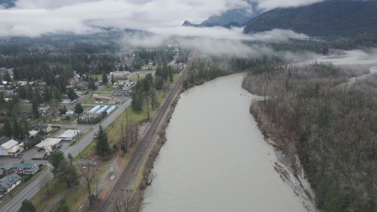 Nearly 50 miles of US Highway 2 closed after flooding and mudslides