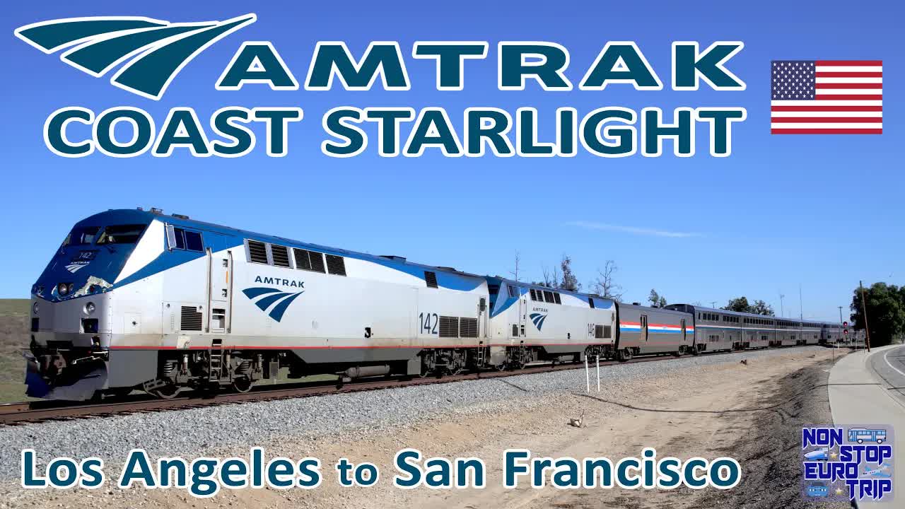 Is this Amtrak's most scenic route? / Coast Starlight from LA to San ...