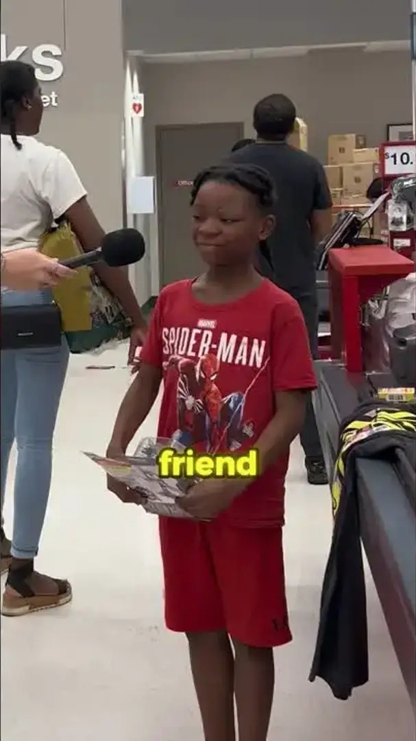 Target challenge: Buy kid anything if he doesn't speak!