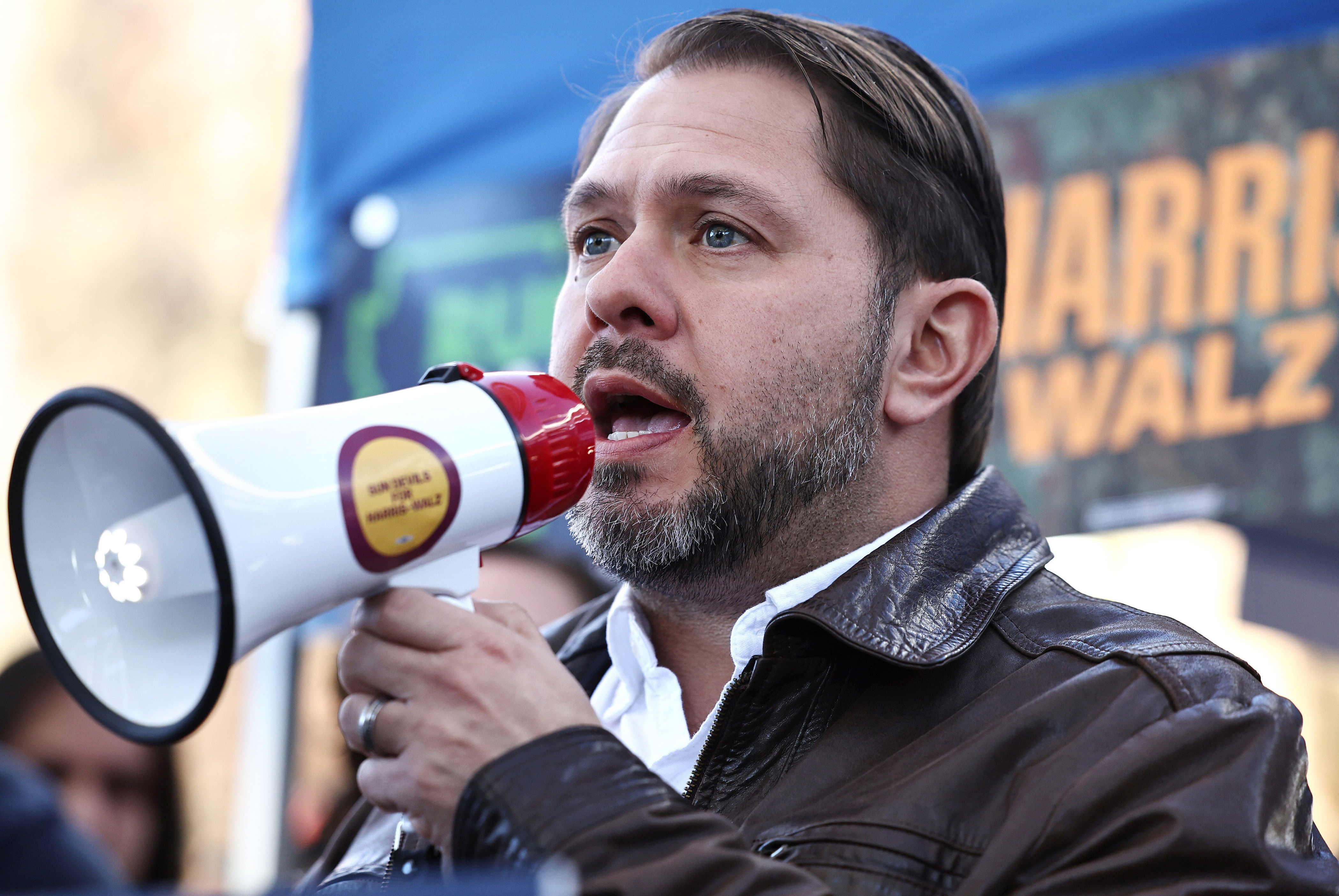 Sen. Ruben Gallego joins Starbucks picket line in Arizona
