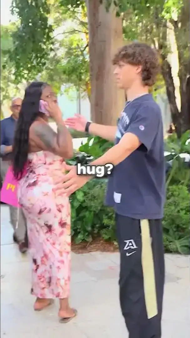 Logan Micke: Spreading kindness with hugs in Miami