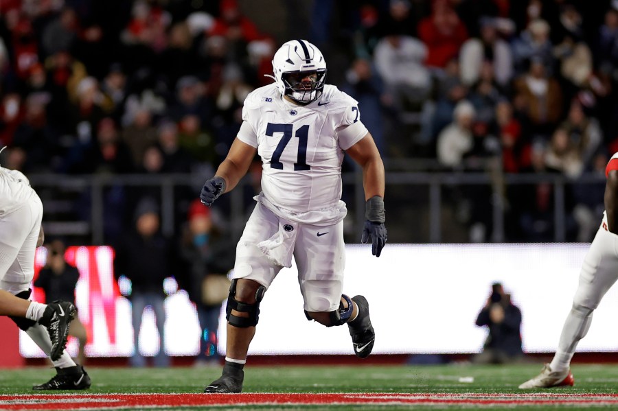 Penn State lineman Vega Ioane opting out of Pinstripe Bowl, declares ...