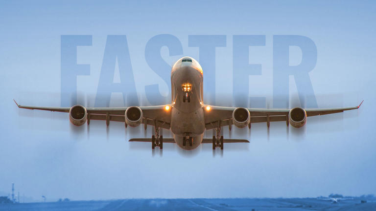 Why don't planes fly faster?