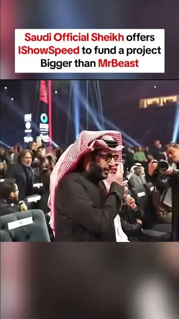 Saudi official Sheikh Turki Al-Sheikh offers IShowSpeed to fund a ...