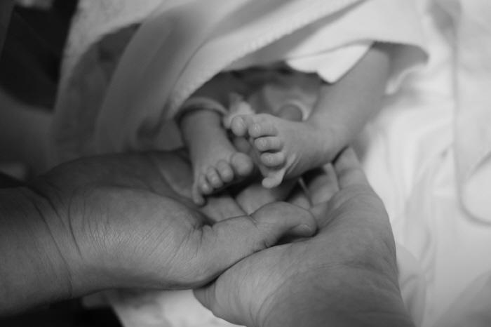 Lee Min-woo, 3.2kg second daughter who met after 33 hours of labor ♥ First time at the birth ...