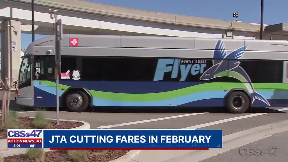 JTA cuts bus fare from $1.75 to $1 as part of six-month pilot program