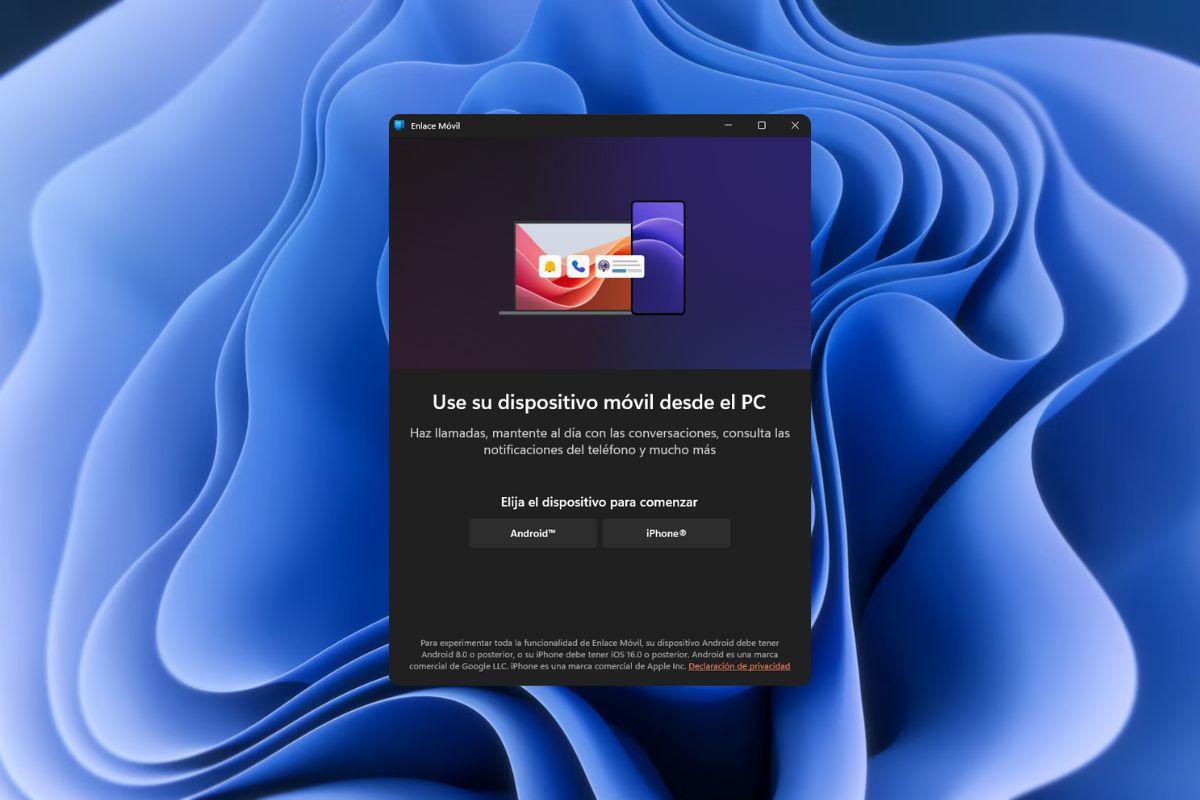 Así funciona el nuevo modo expandido de Enlace móvil en Windows 11