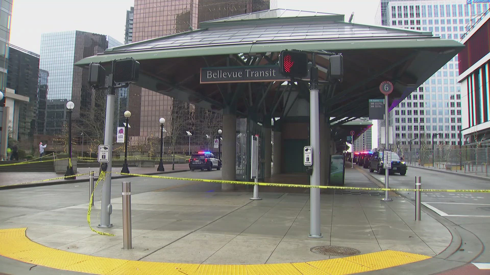 Bellevue Transit Center remains closed after police-involved shooting