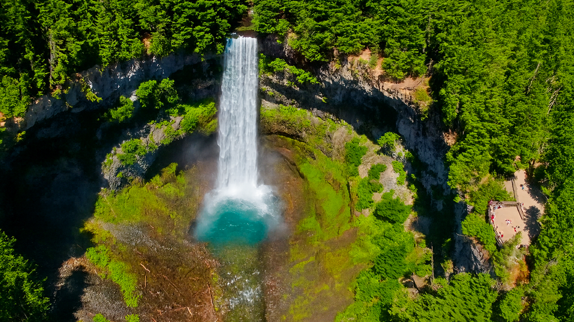 The beauty of Brandywine Falls in British Columbia