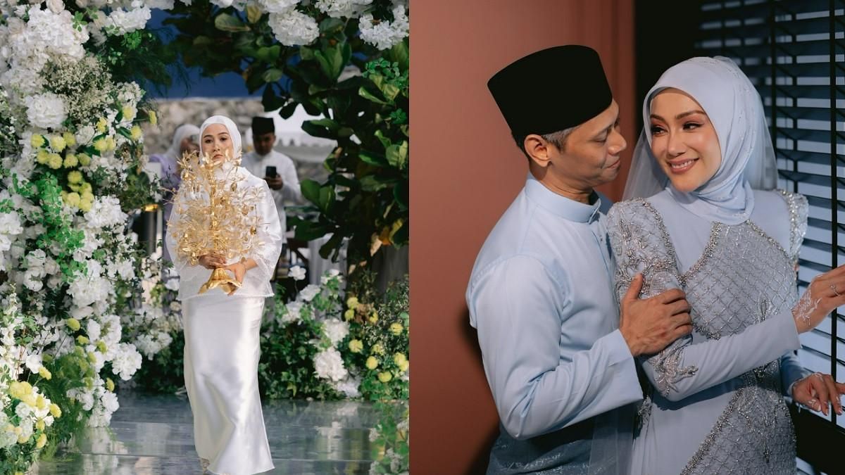 Megahnya pernikahan Erra Fazira, mantan istri Engku Emran dapat mahar ...