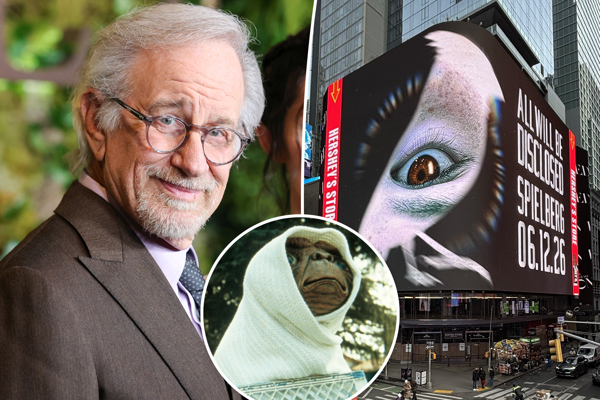 ET phone Steven? Spielberg’s new UFO movie, cryptic billboards reignite ...